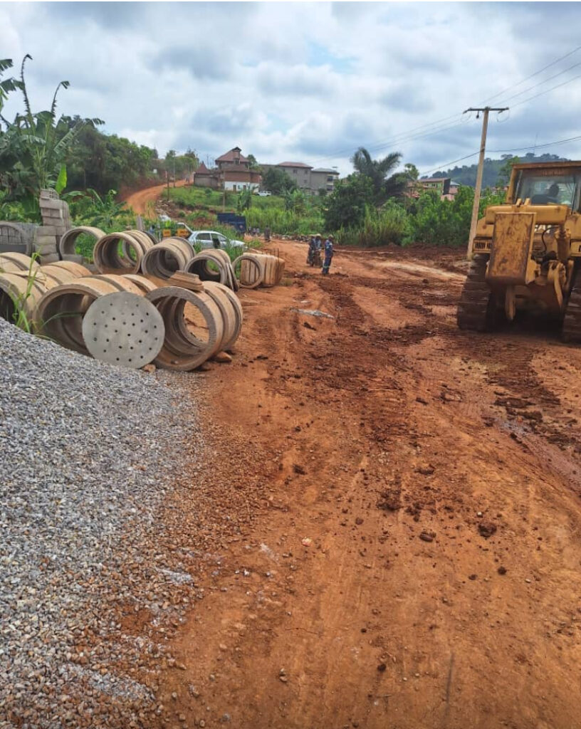 Construction de la voie de contournement de la sortie Nord de Yaoundé ...